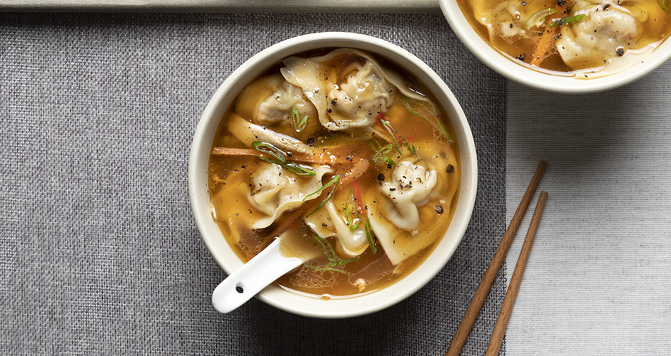 Σούπα wonton | Άκης Πετρετζίκης