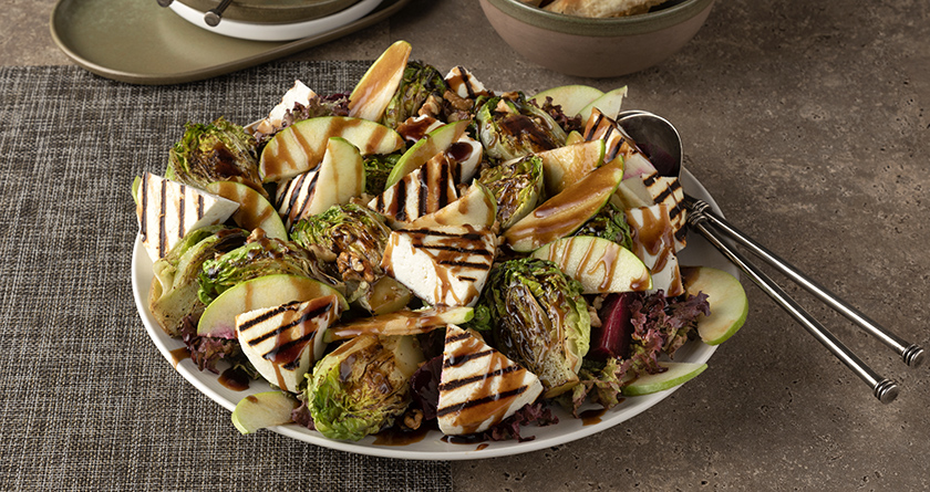 Christmas salad with manouri cheese | Akis Petretzikis