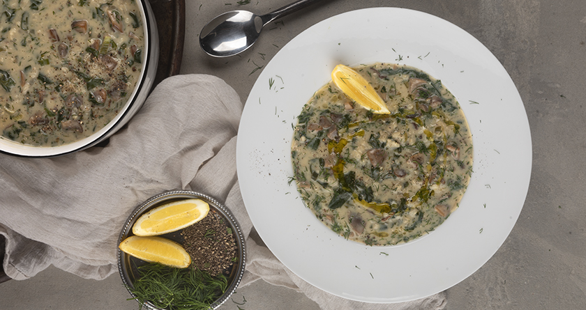 Greek Easter soup with mushrooms – Magiritsa | Akis Petretzikis