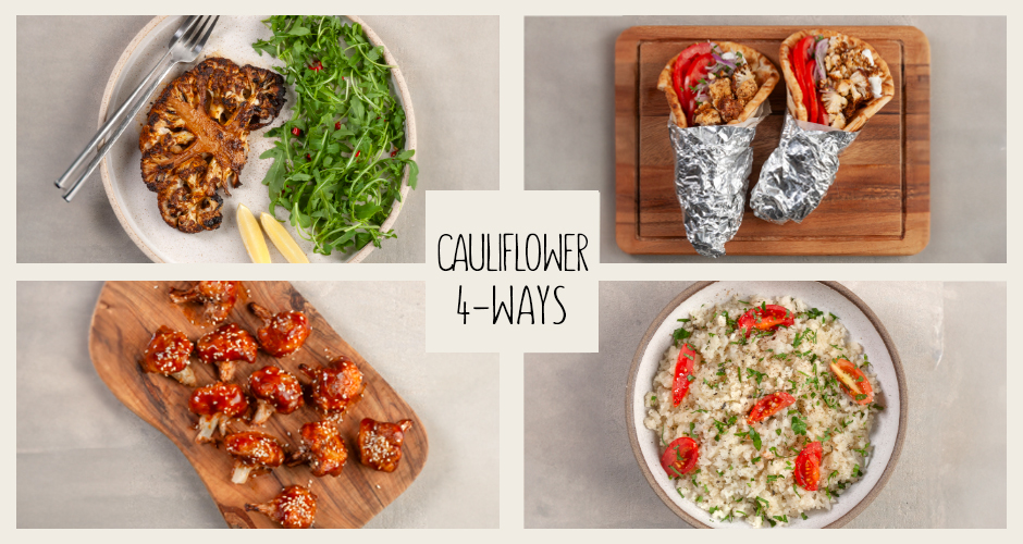 4 recipes with cauliflower