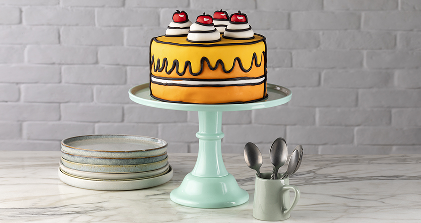 Comic cake | Άκης Πετρετζίκης