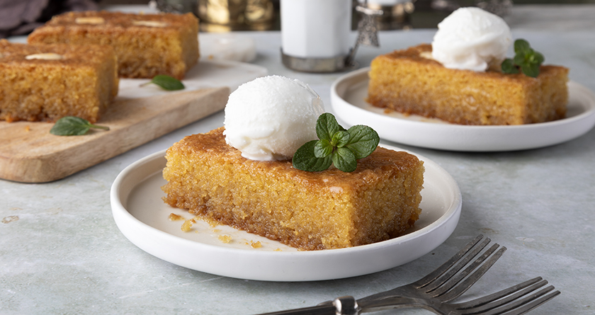 Greek semolina syrup cake – Samali | Akis Petretzikis