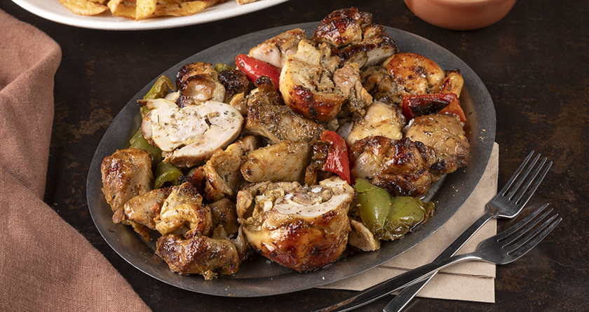 Greek chicken kontosouvli | Akis Petretzikis