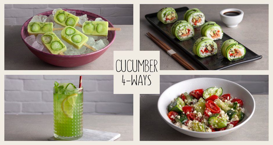 4 recipes with cucumber