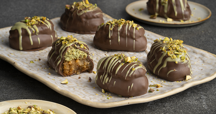 Μελομακάρονα Dubai chocolate | Άκης Πετρετζίκης