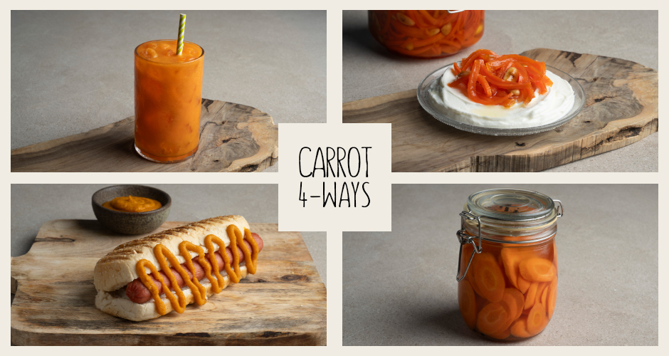4 recipes with carrot
