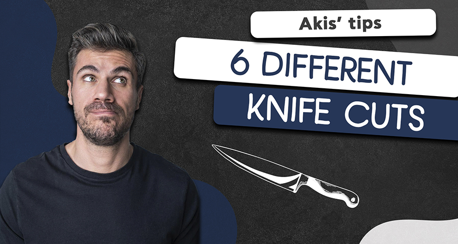 6 different knife cuts