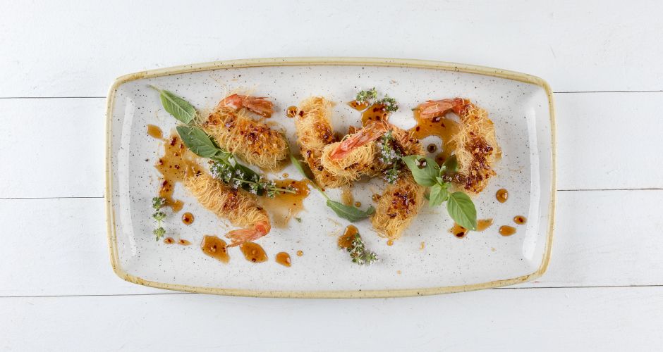 Greek crispy prawns in kataifi phyllo | Akis Petretzikis