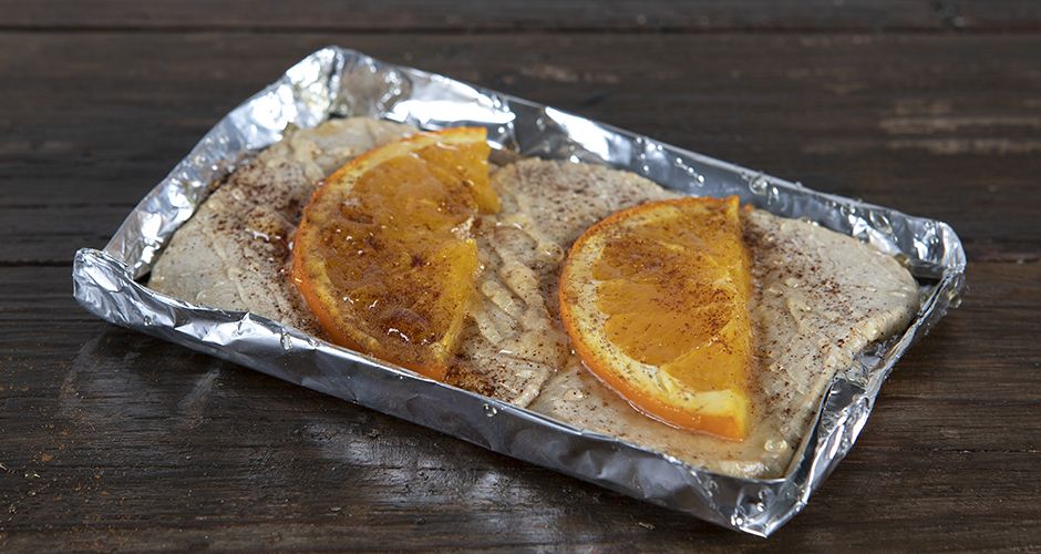 Baked orange halva | Akis Petretzikis
