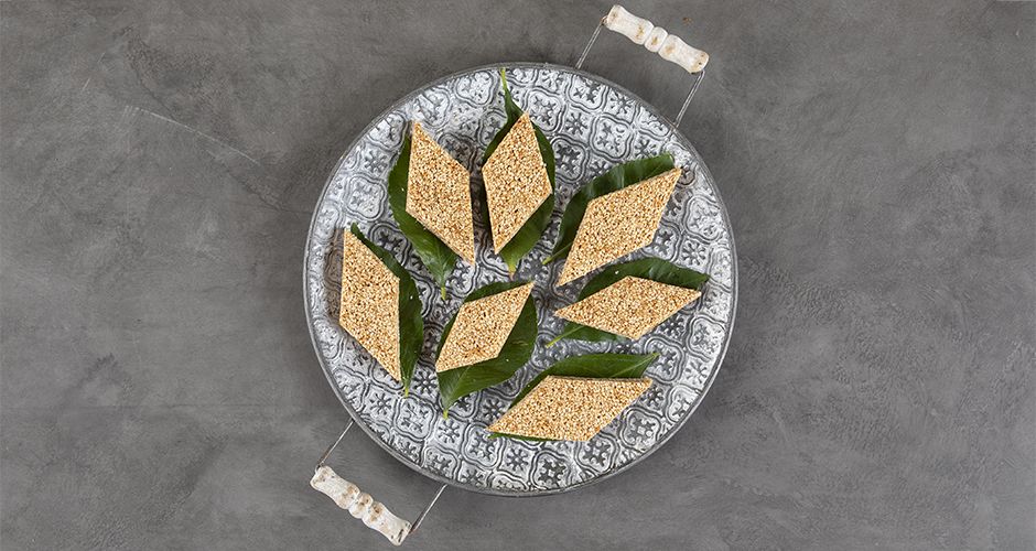 Greek honey sesame bars - Pasteli | Akis Petretzikis