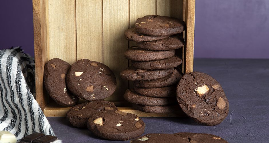 Μπισκότα τριπλής σοκολάτας | Άκης Πετρετζίκης