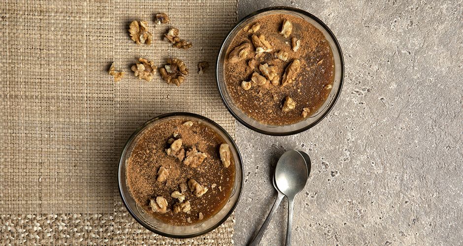 Grape must and molasses pudding – Moustalevria | Akis Petretzikis