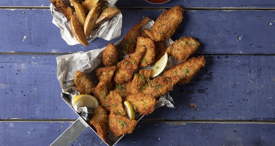 Σπιτικά fish fingers | Άκης Πετρετζίκης