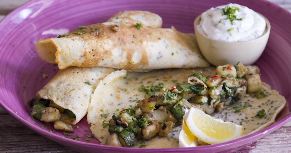 Vegetable crepes | Akis Petretzikis
