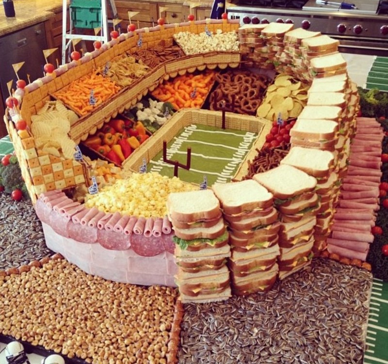 Make a snack stadium from the World Cup!